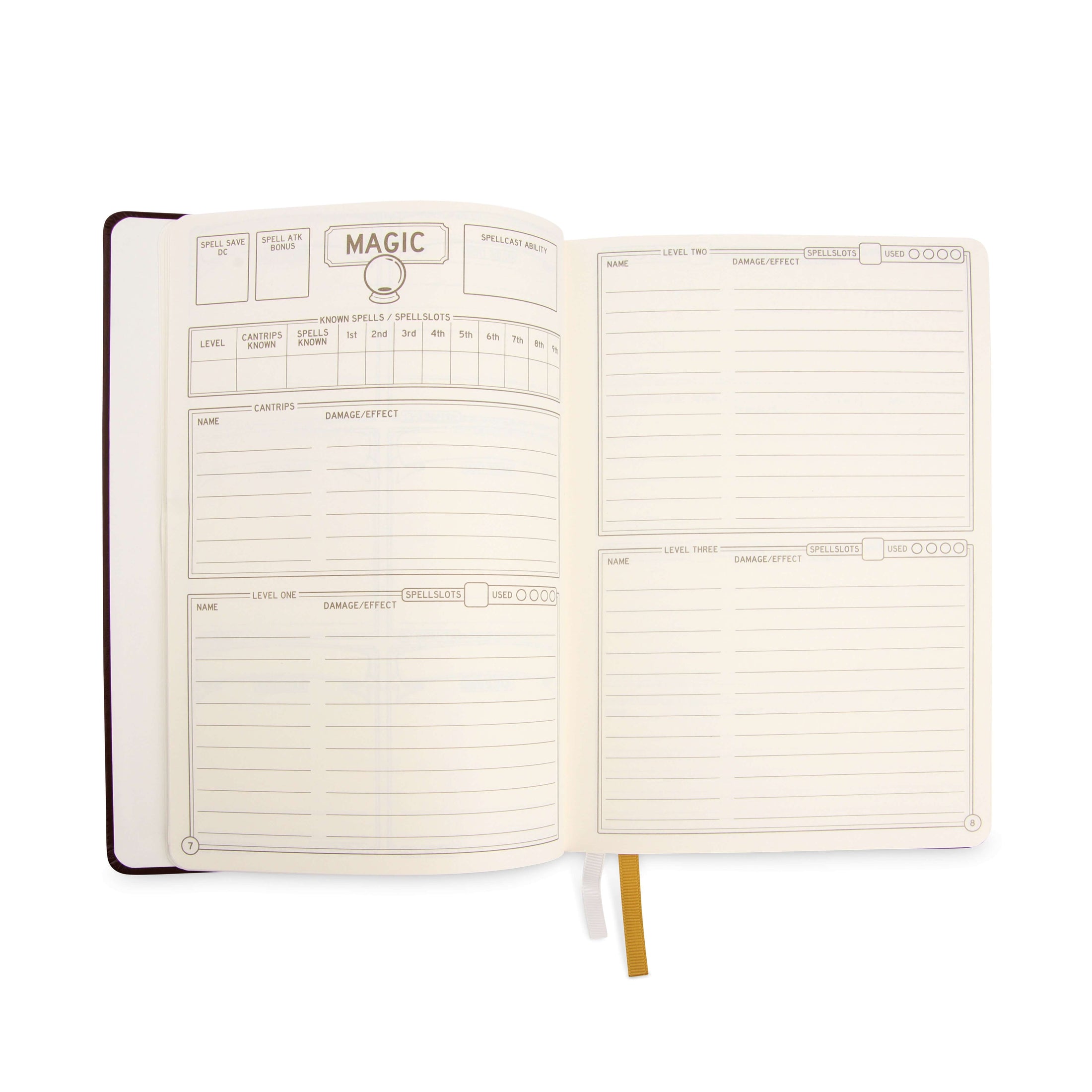 DnD 5e Player Journal - The Ultimate Character Sheet