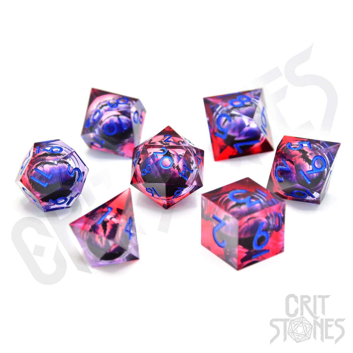 Elder Dragon's Gaze Floating Eye RPG Dice Set