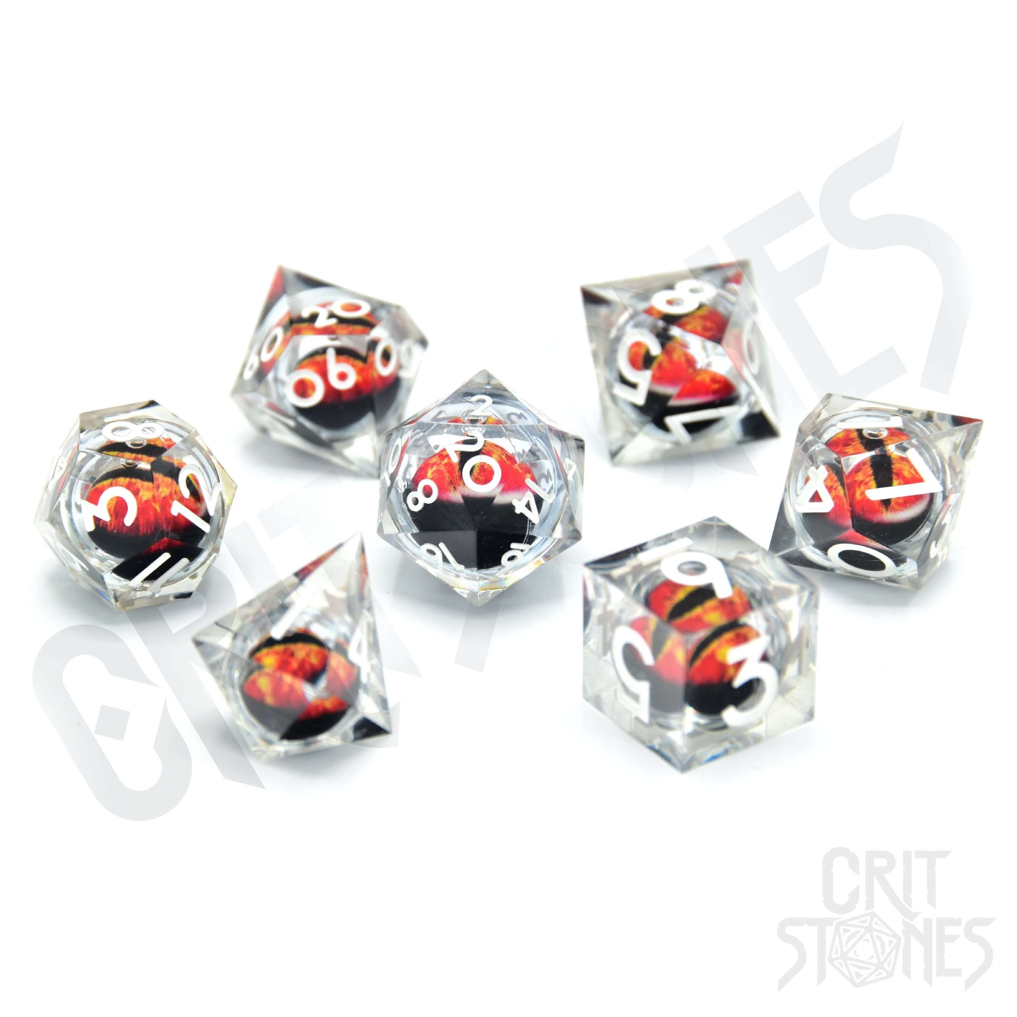 Sage Dragon's Gaze Floating Eye RPG Dice Set