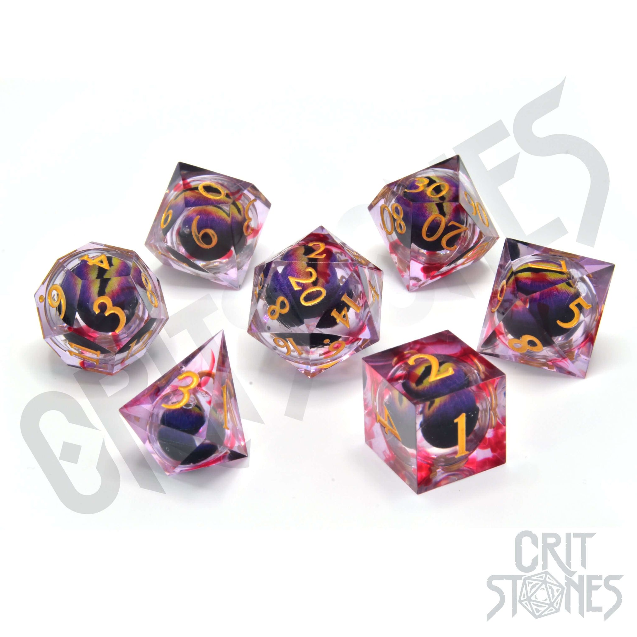 Visions of the Void Floating Eye RPG Dice Set