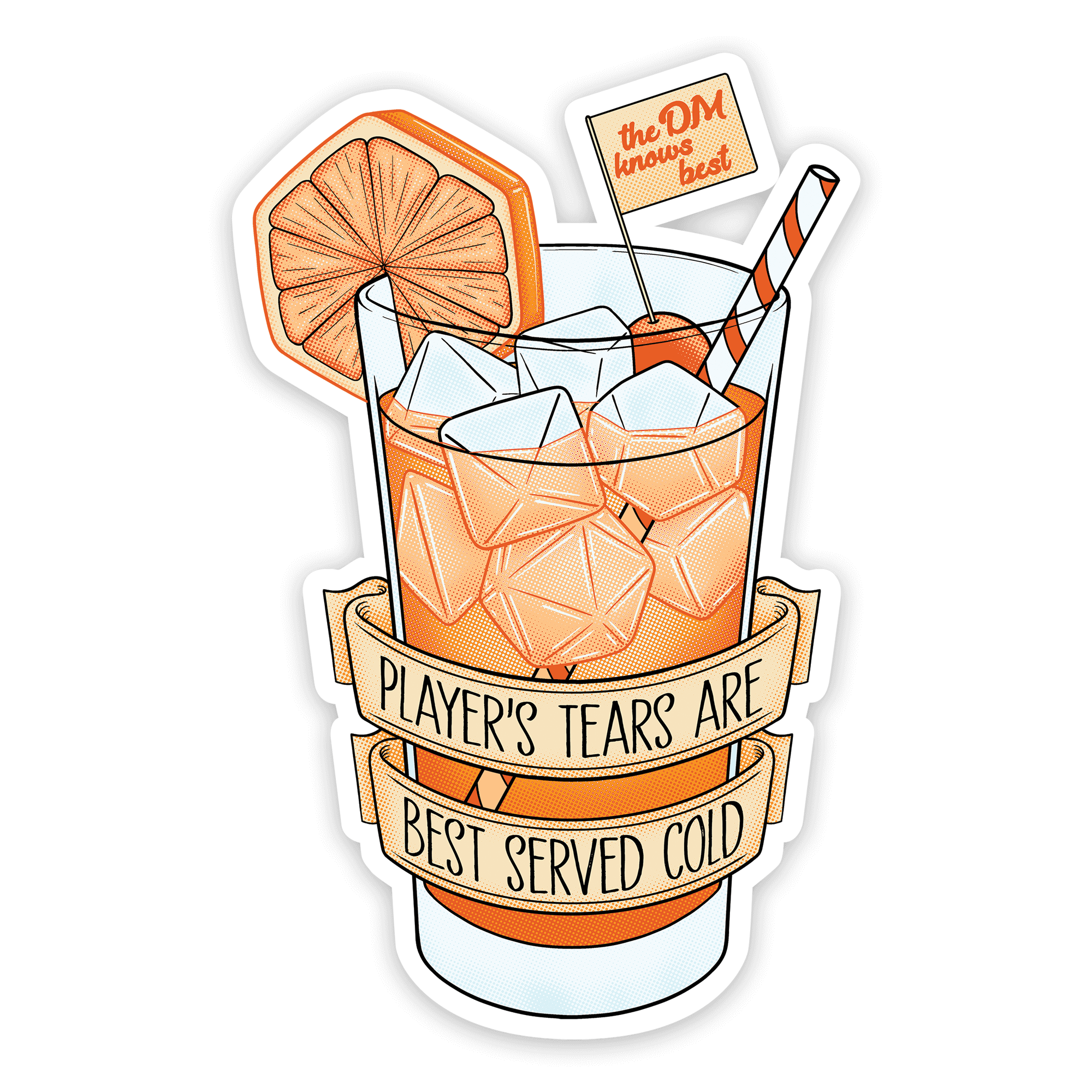 Player's Tears Sticker - D&D Vinyl, waterproof Sticker