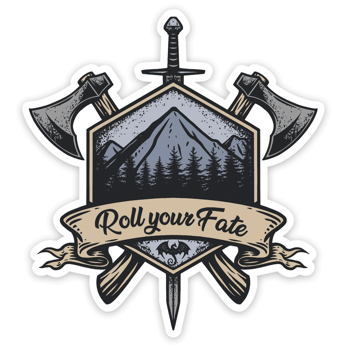 Roll Your Fate Sticker