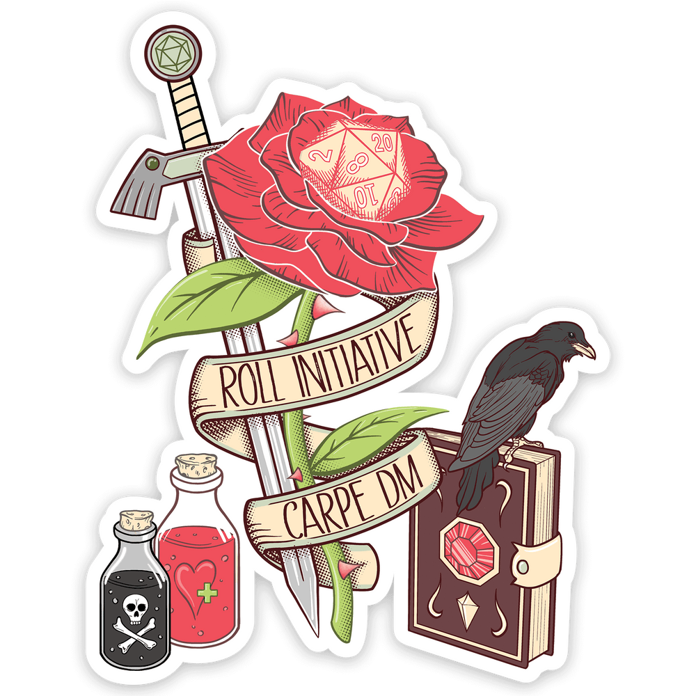 Carpe DM Sticker - D&D Vinyl, Waterproof Sticker