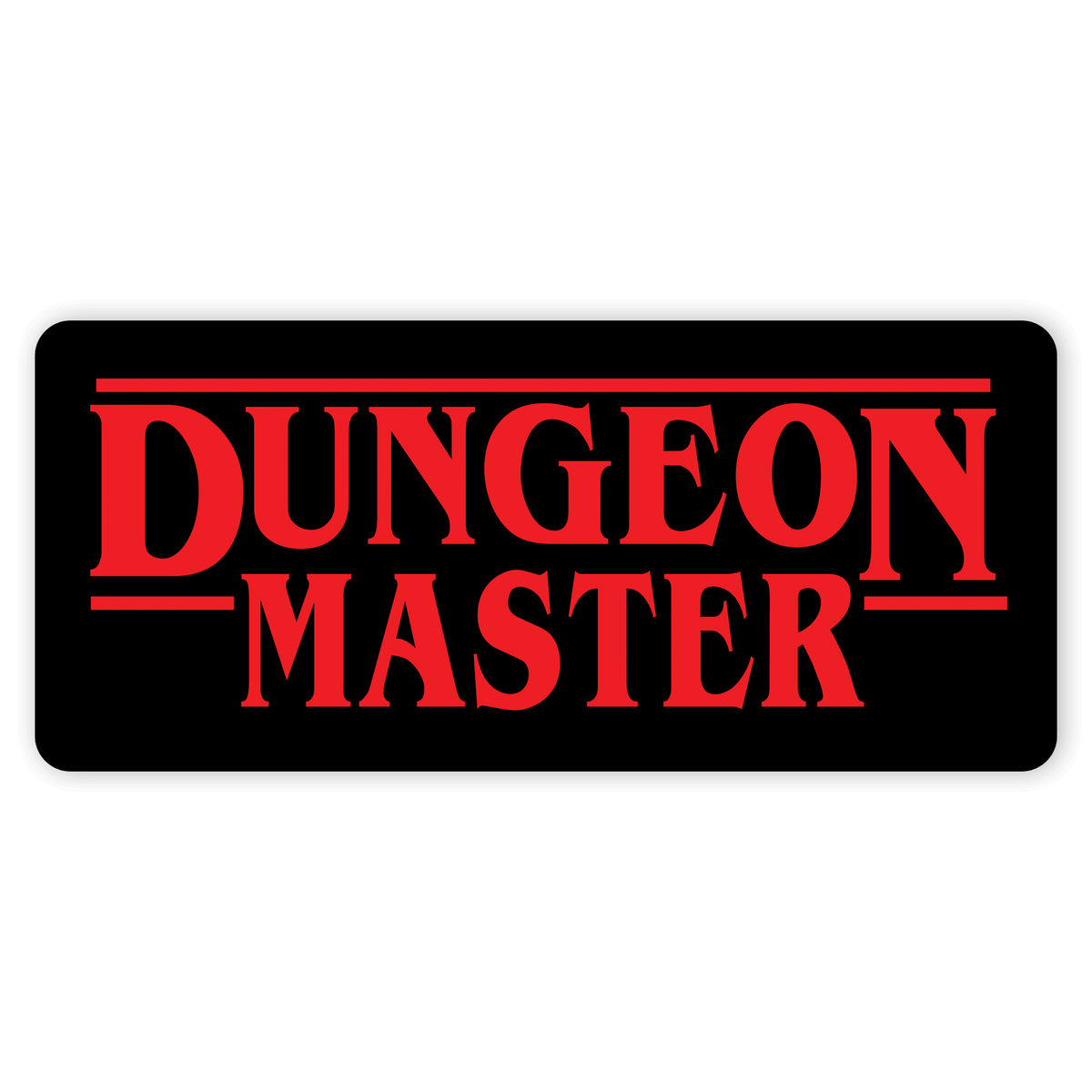 Dungeon Master Vinyl Sticker - D&D Art Accessory