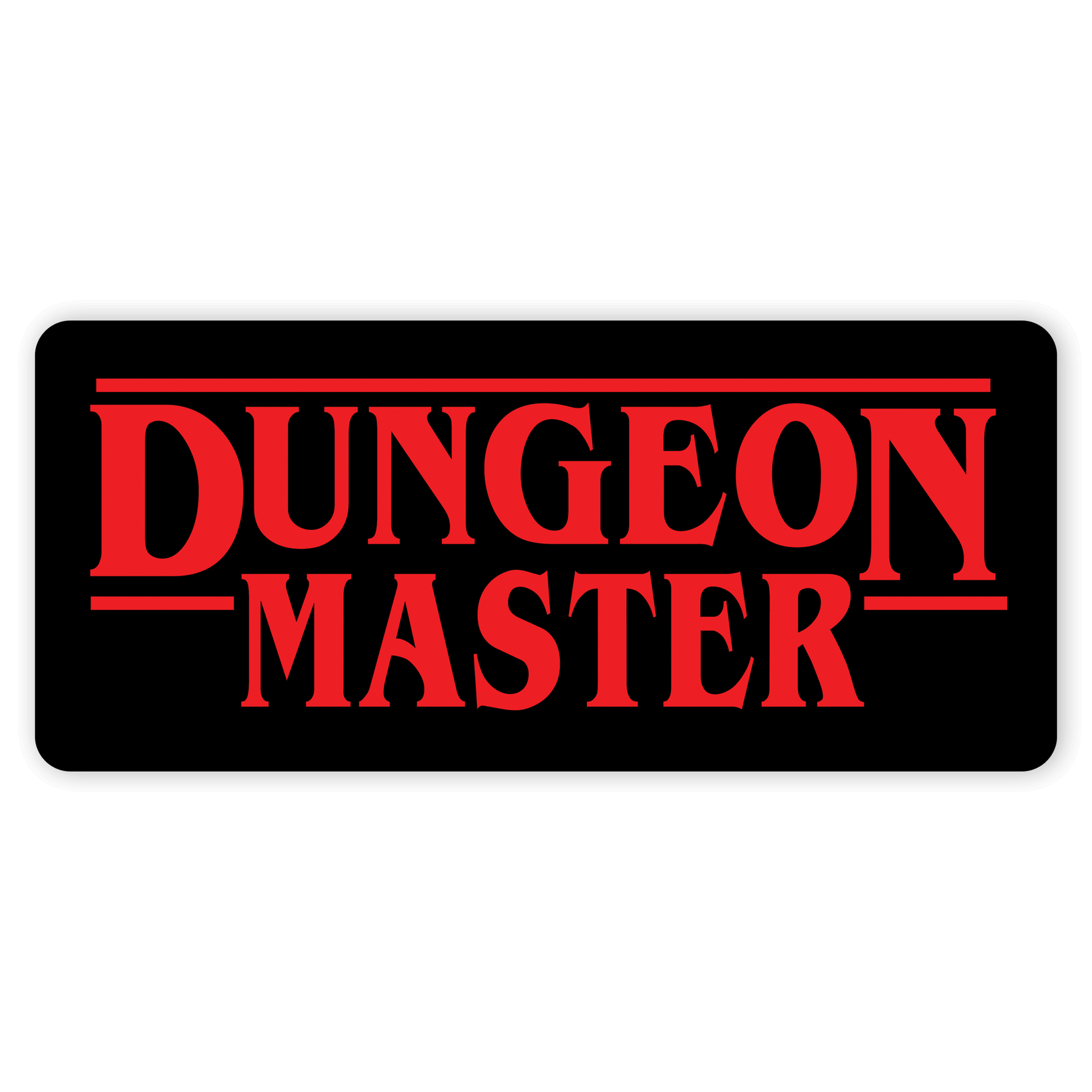 Dungeon Master Vinyl Sticker - D&D Art Accessory